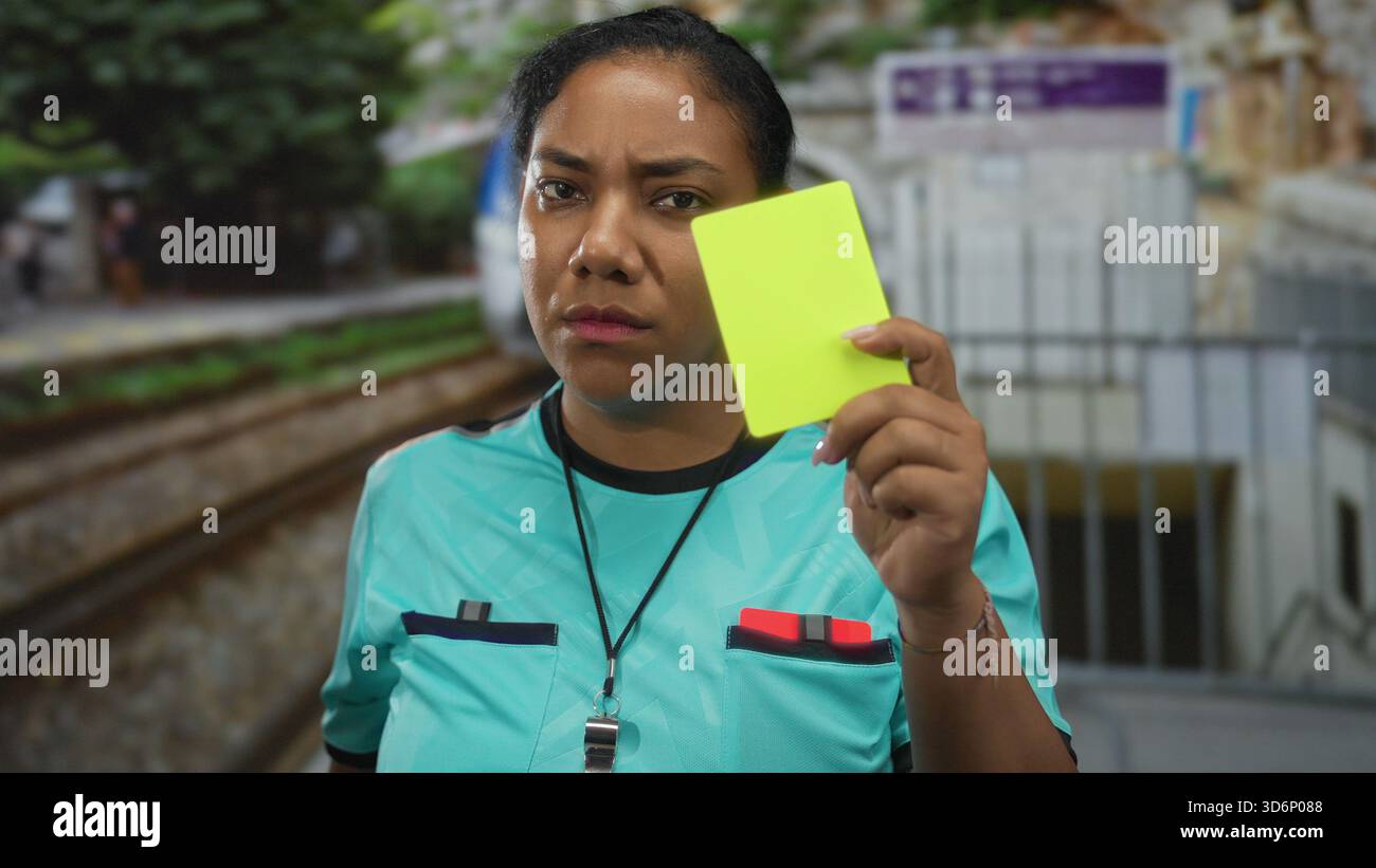 Female referee wearing turquoise uniform hi-res stock photography and ...