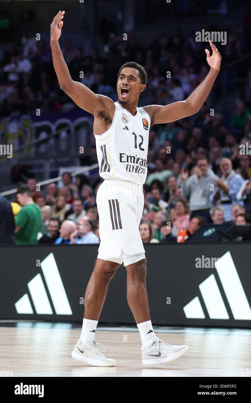 Theo Maledon of Real Madrid during the Turkish Airlines EuroLeague ...