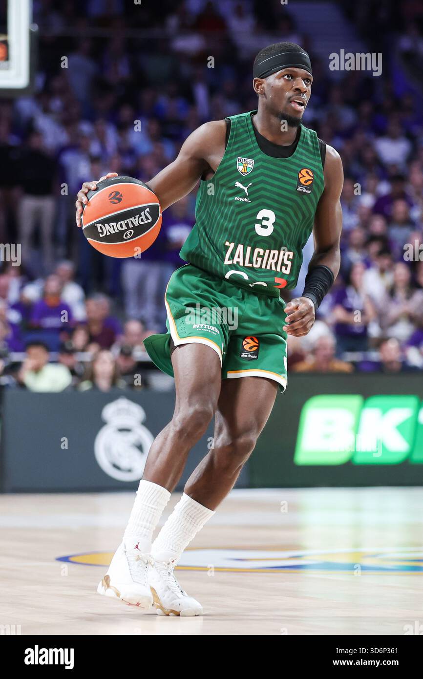 Sylvain Francisco of Zalgiris Kaunas during the Turkish Airlines ...