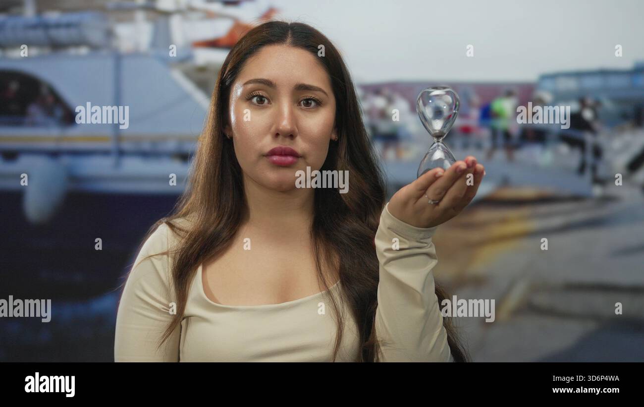 Woman focused gaze outstretched hand hi-res stock photography and ...