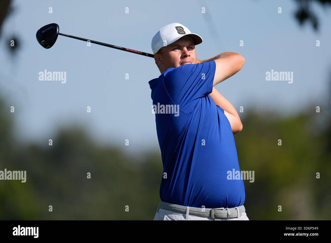 Sami Valimaki, of Finland hits from the nineth tee during the second ...