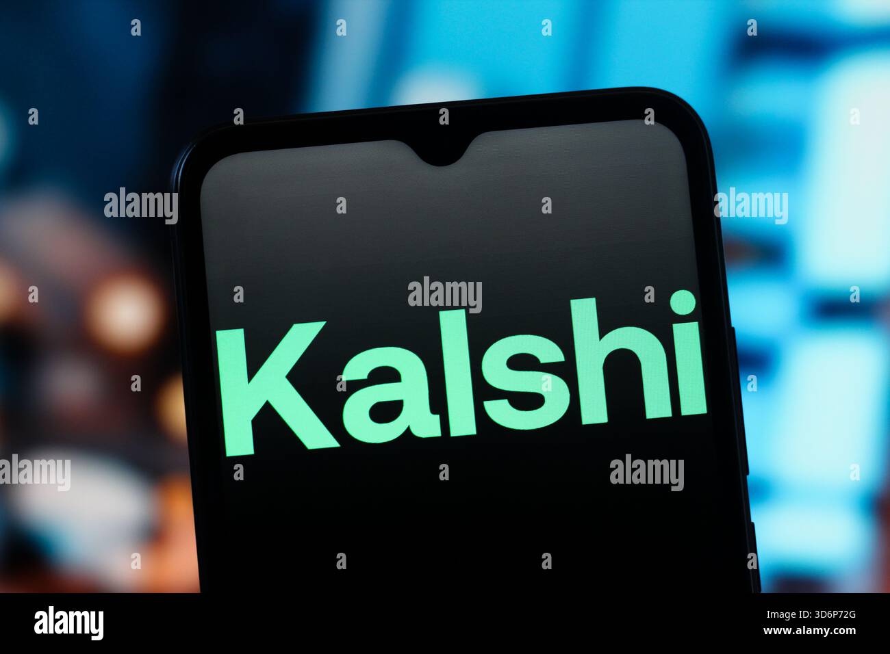 November 21, 2025: In this photo illustration, the Kalshi logo is seen ...