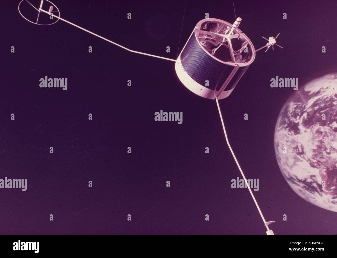 European Space Agency - Scale Model of ISEE-B Concept Stock Photo - Alamy