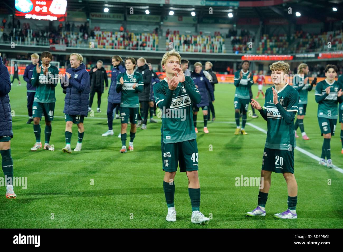 Superligakampen mellem Silkeborg IF og AGF i Silkeborg fredag den 21. november 2025 Stock Photo ...