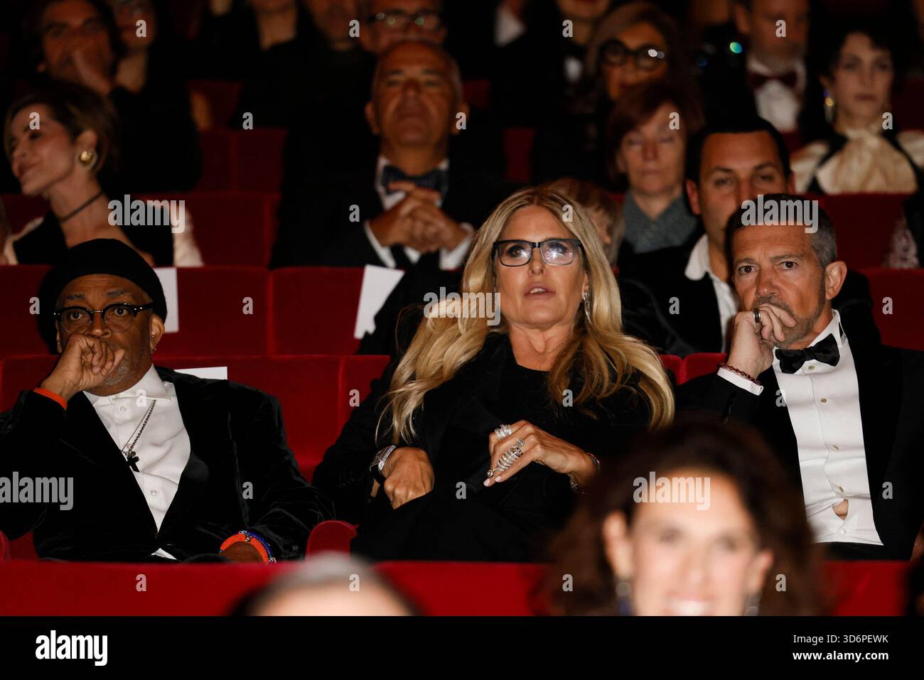 Spike Lee, Tiziana Rocca, Antonio Banderas attend the opening ceremony ...