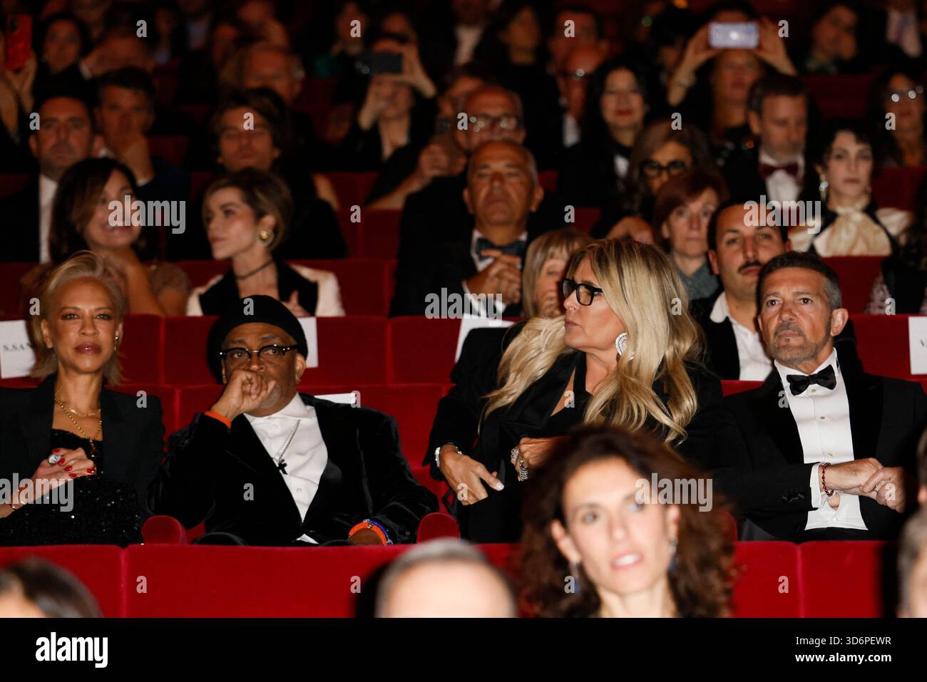 Spike Lee, Tiziana Rocca, Antonio Banderas attend the opening ceremony ...