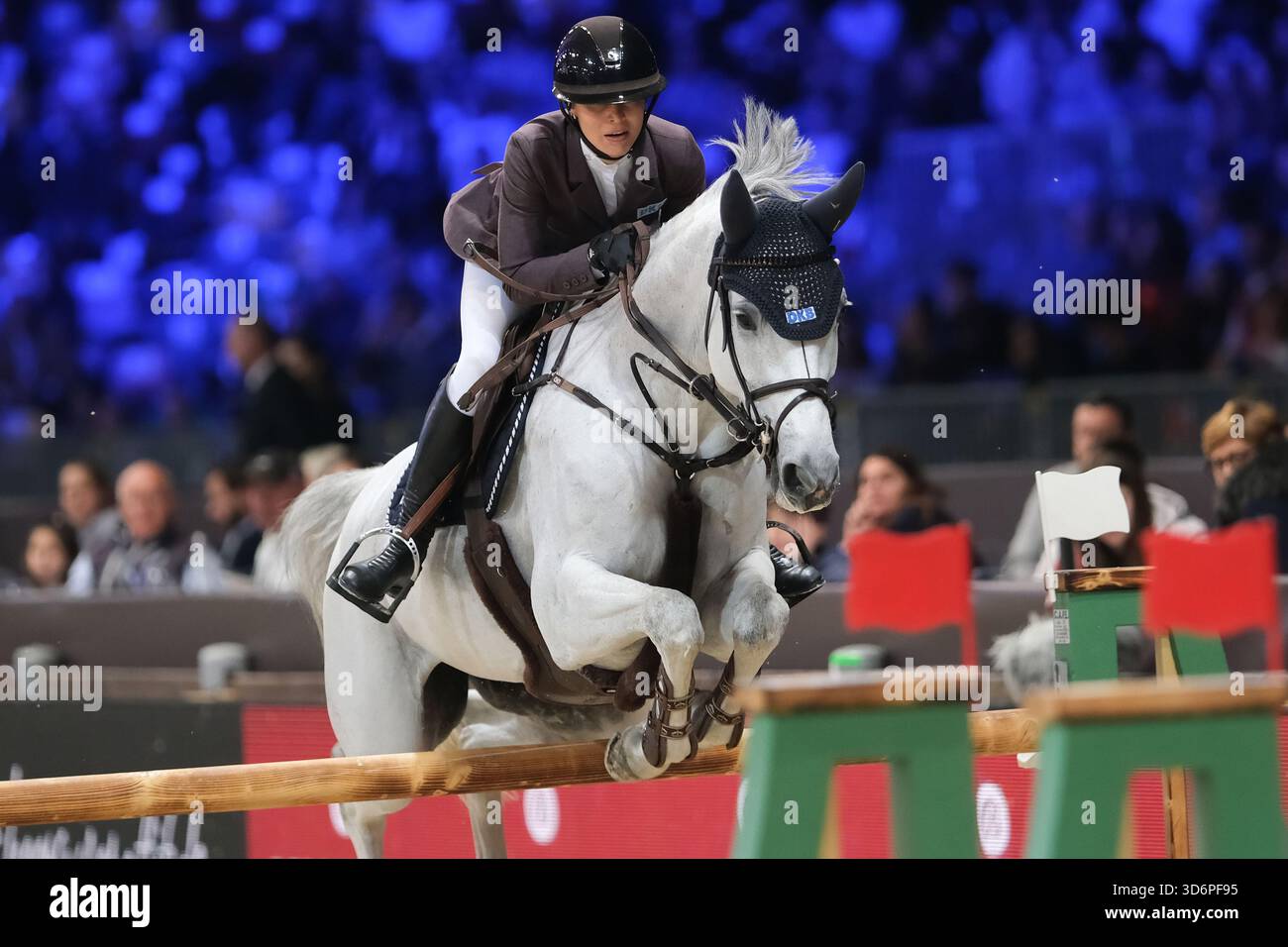 Marie Ligges from Germany, ride Ballerina NRW, is in action during the ...