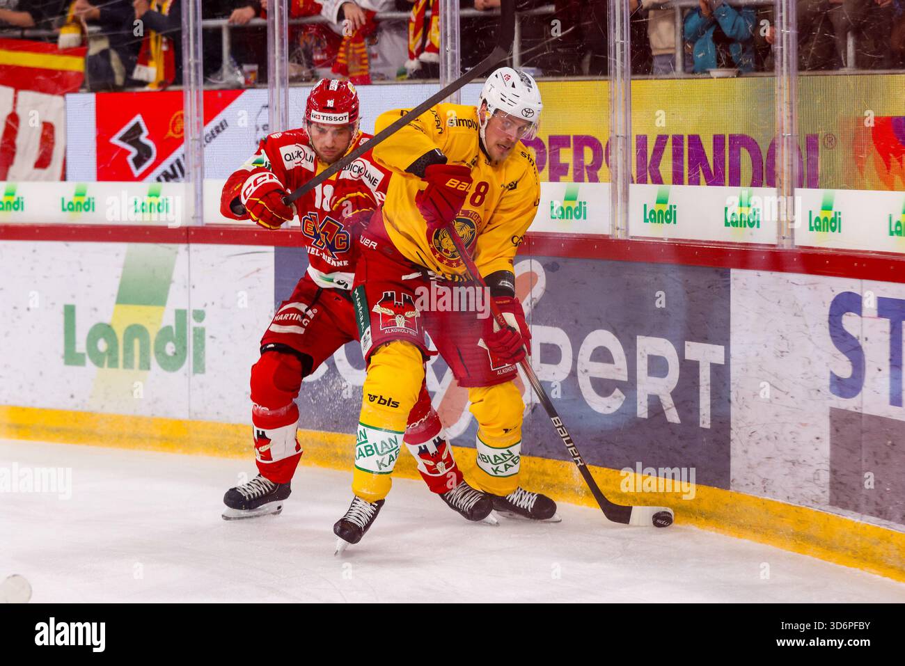 21/11/2025, Biel/Bienne, Tissot Arena, NL: EHC Biel-Bienne - SCL Tigers ...