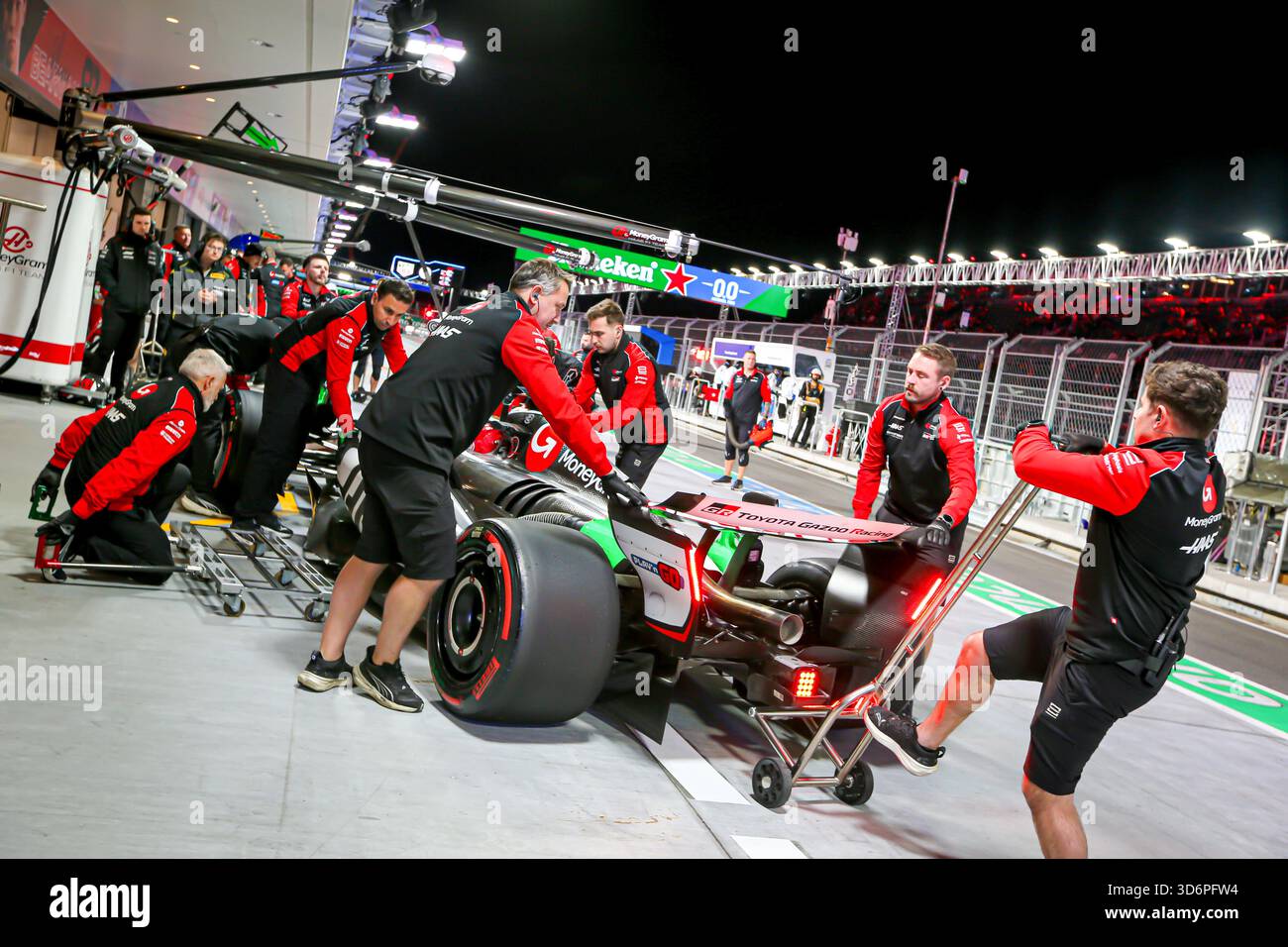 MoneyGram Haas F1 Team during the Friday of the Formula 1 Heineken Las ...