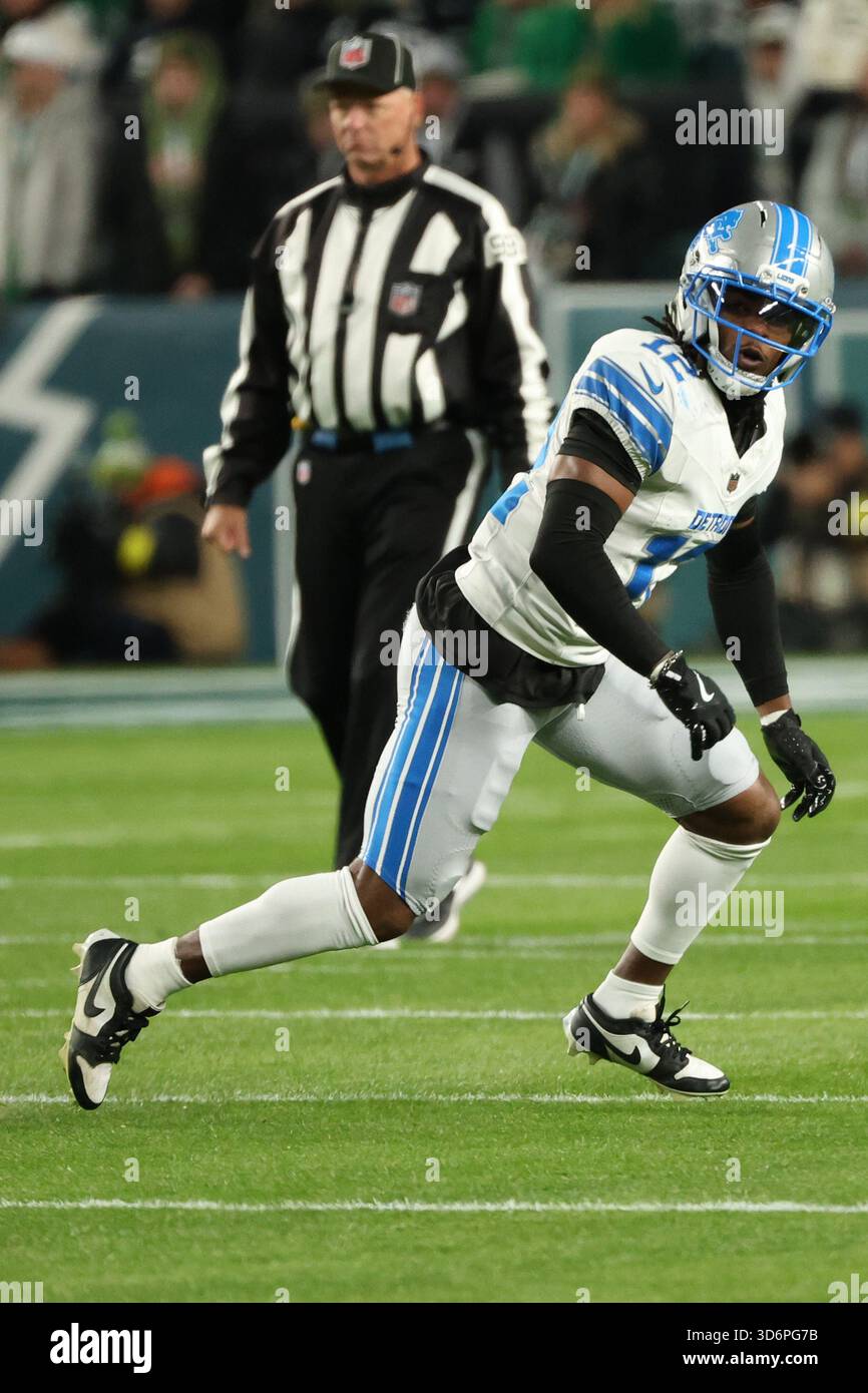 Detroit Lions safety Thomas Harper (12) rushes during an NFL football ...