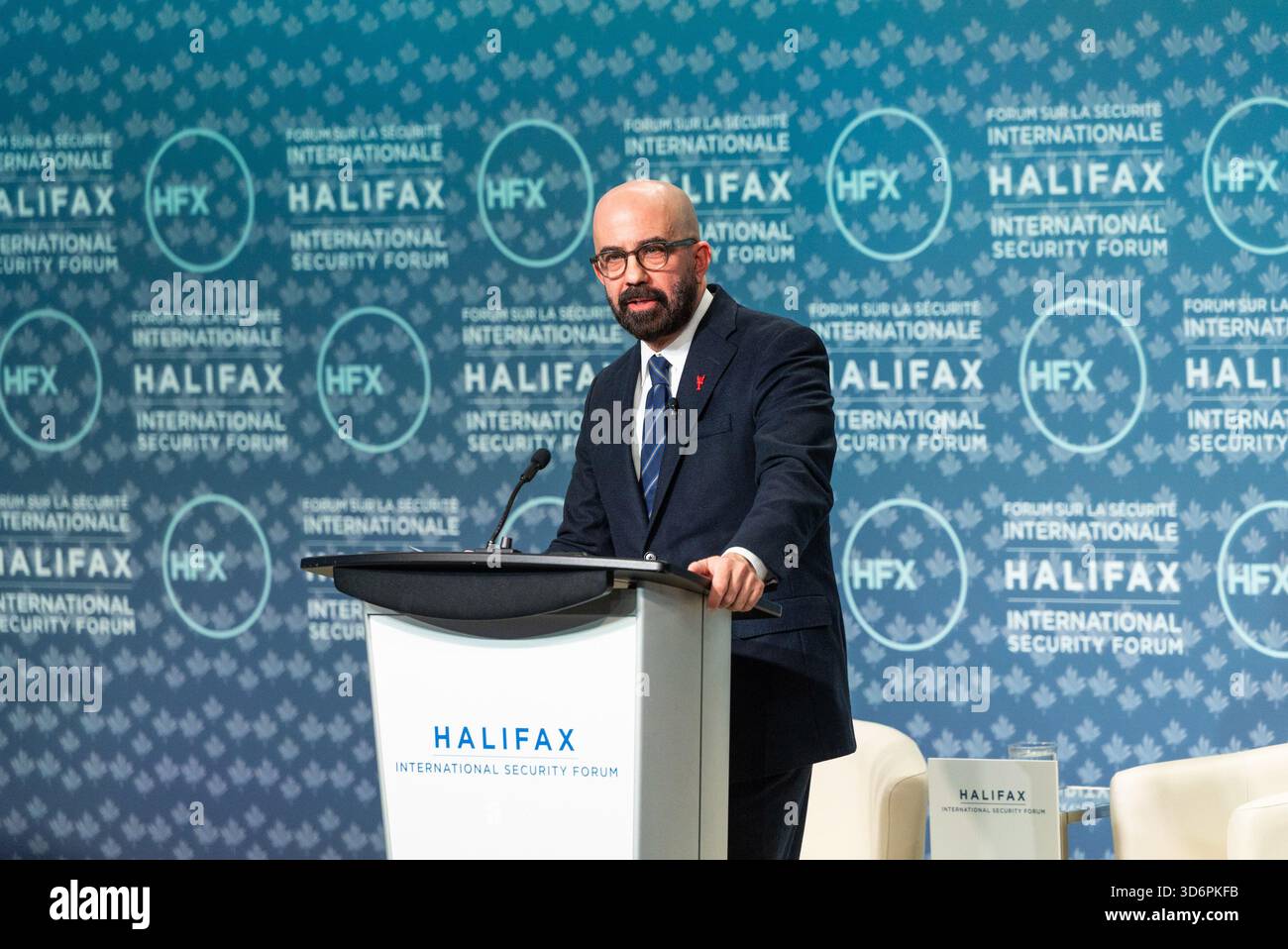 President of the Halifax International Security Forum Peter Van Praagh ...