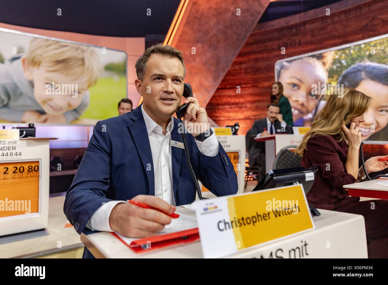 RTL Spendenmarathon in Köln, 21.11.2025. Christopher WITTICH - Der 30 ...