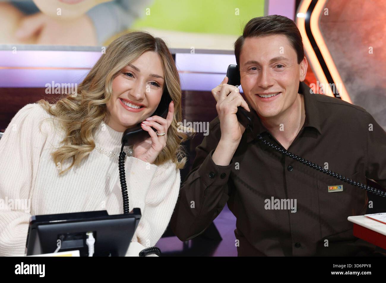 Lisa Walser und Henry Walser beim 30. RTL-Spendenmarathon 2025 im ...