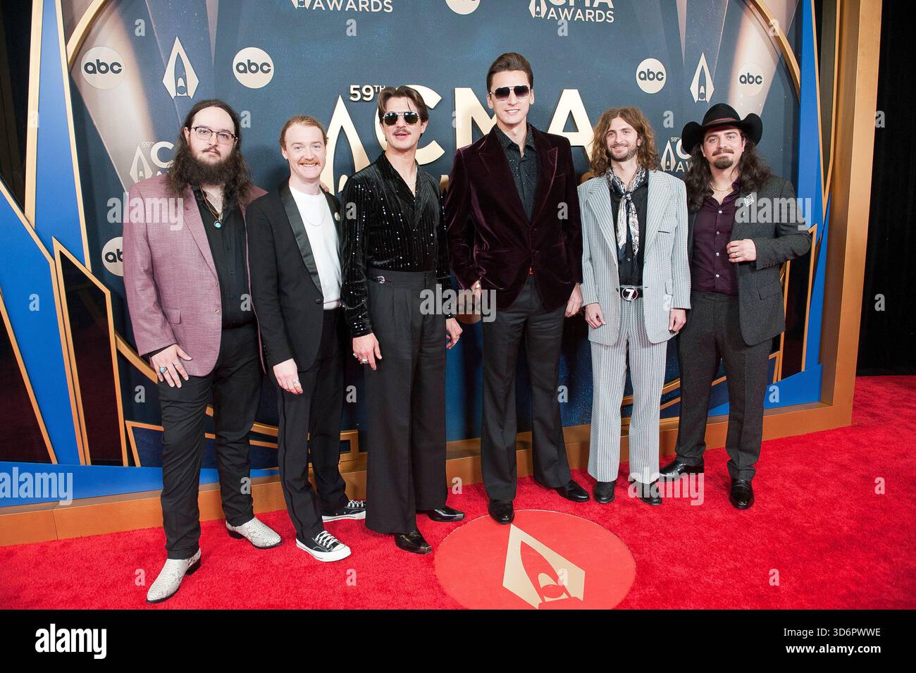 Nov. 19, 2025 - Nashville, Tennessee; USA - THE RED CLAY STRAYS arrives ...