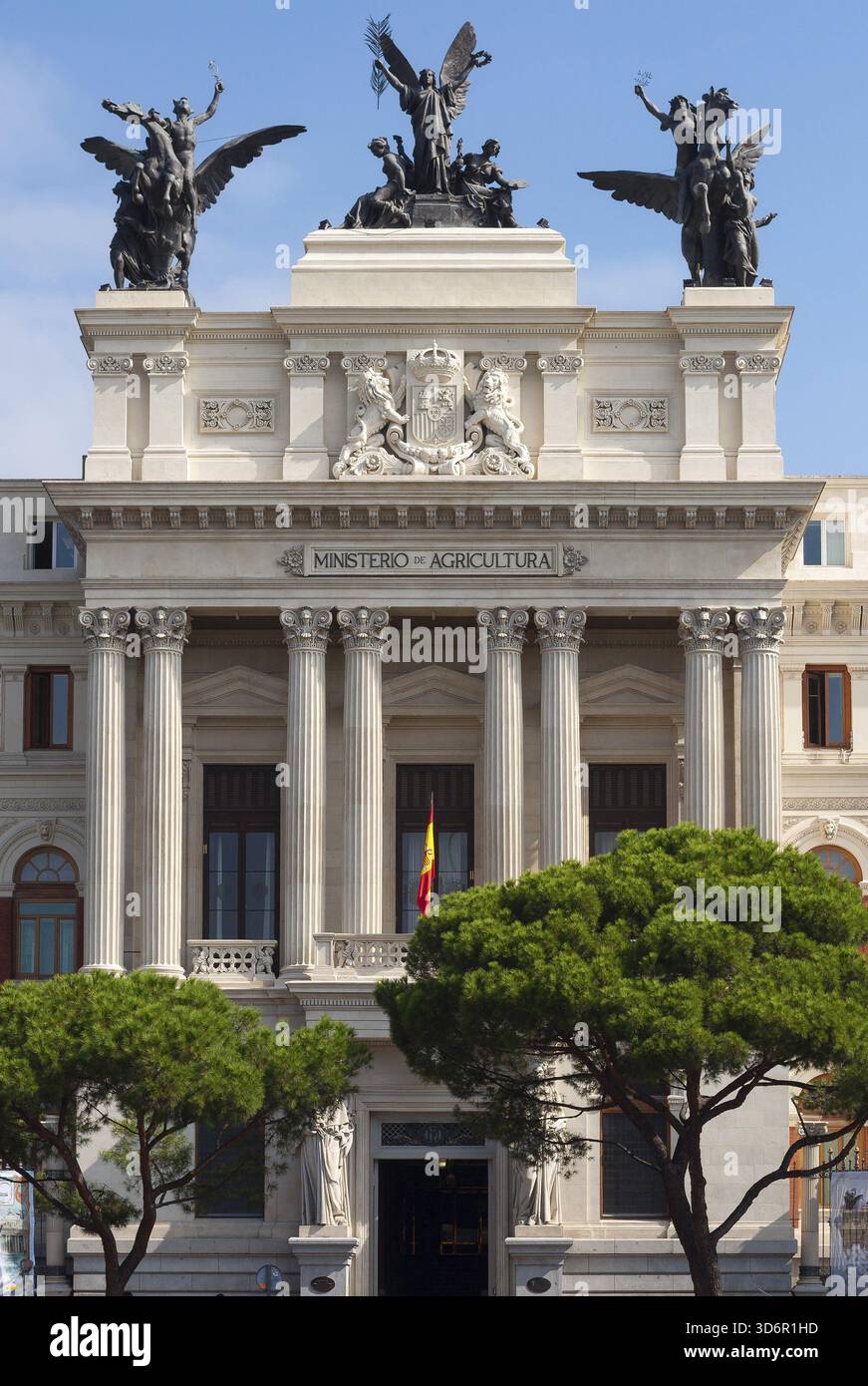 Beautiful government palace facade the Ministry of Agriculture building ...