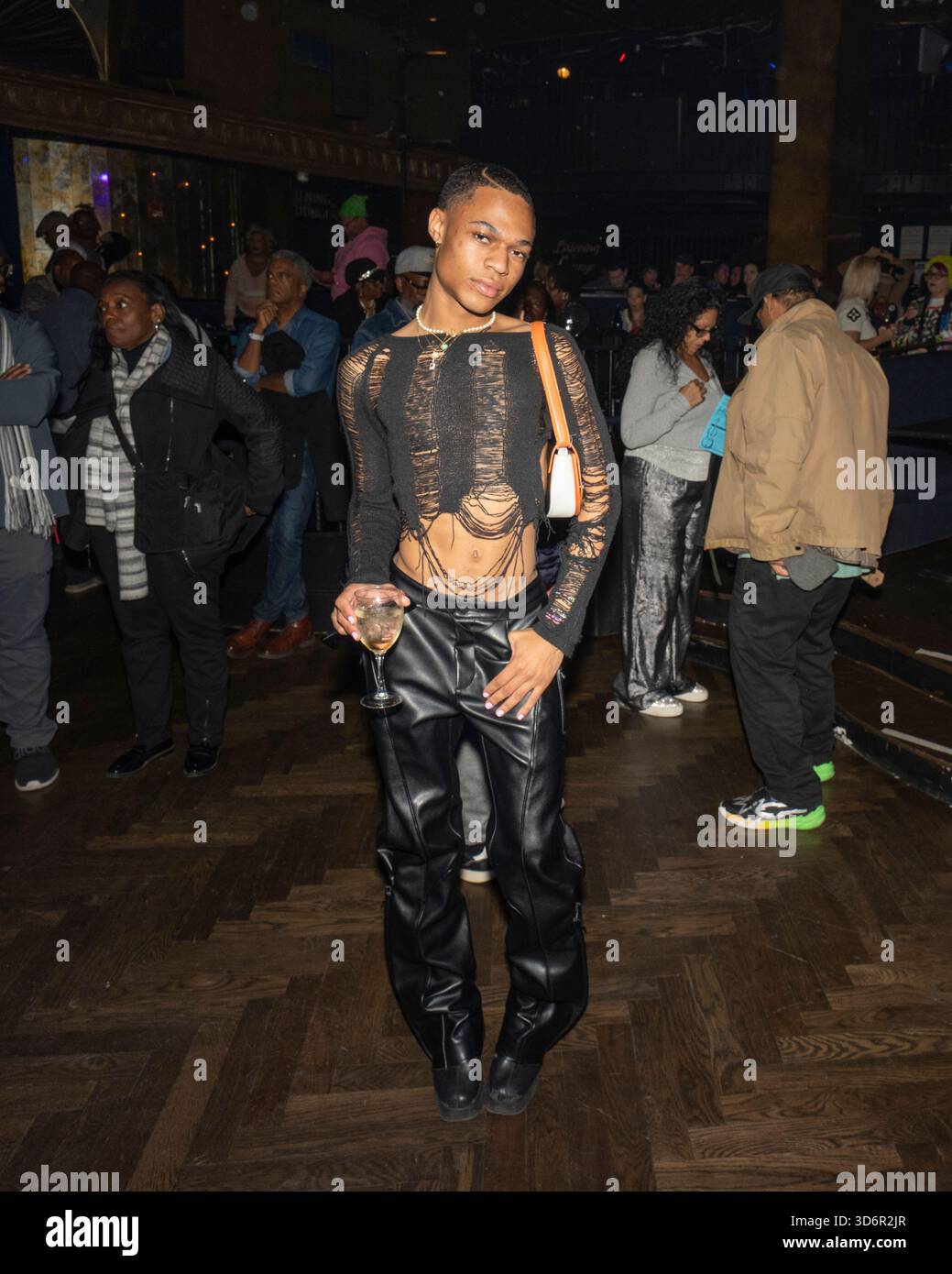 DaZhaun Hawkins attends Susanne Bartsch presents Crystal Waters I Am ...