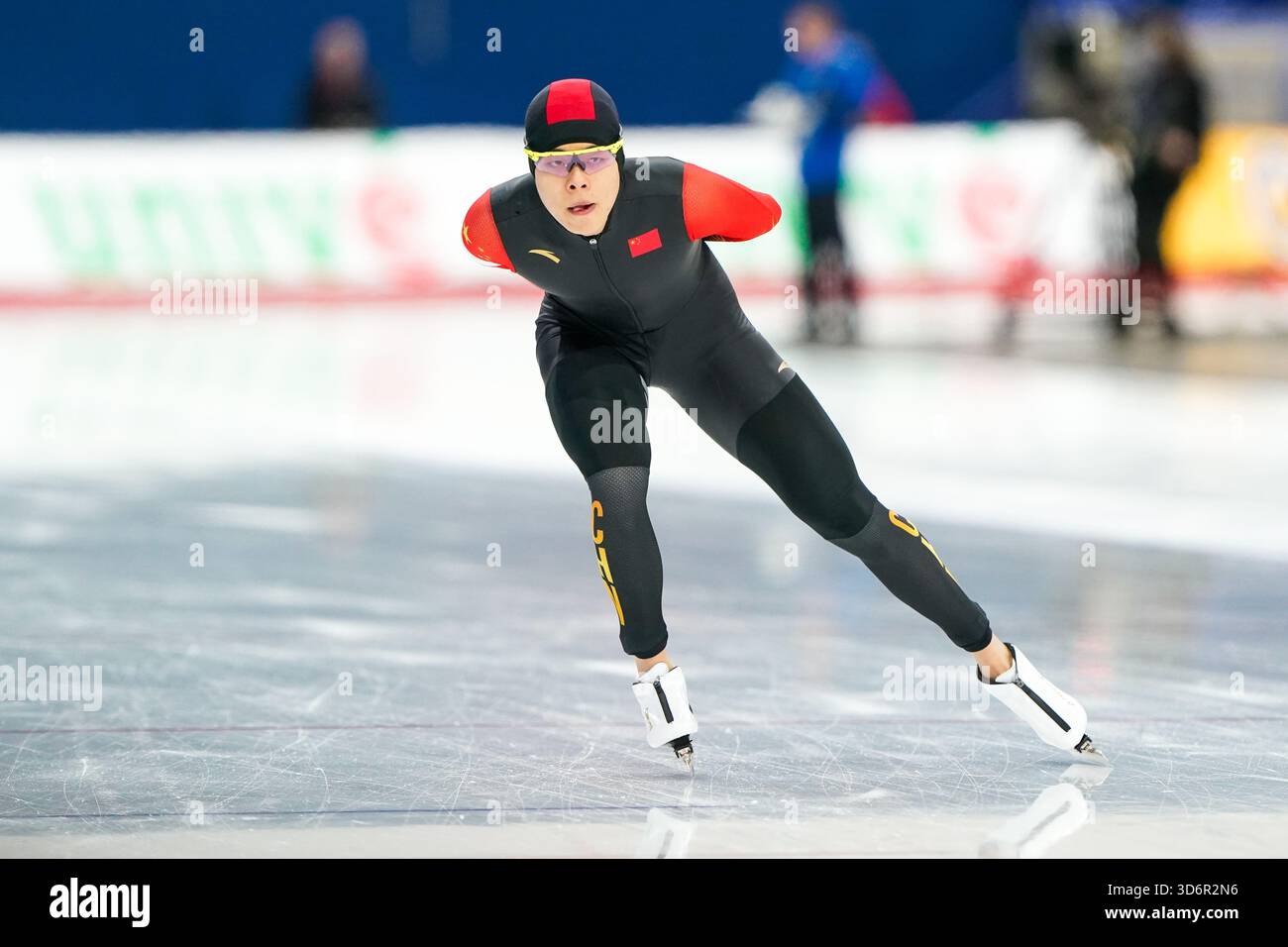 CALGARY, CANADA - NOVEMBER 21: Hanbin Liu of China during the ISU World ...