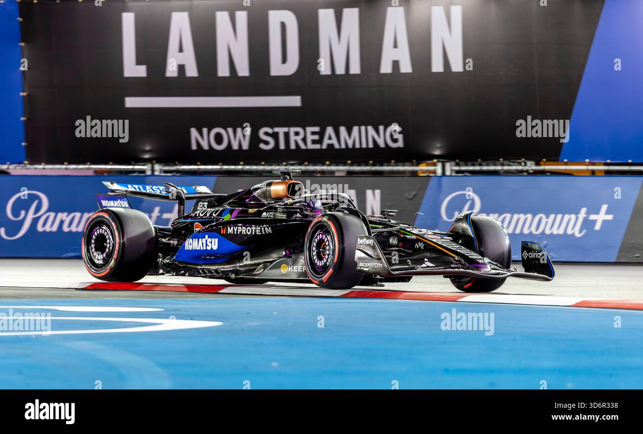 November 20 2025 Las Vegas NV, U.S.A. Williams driver Alex Albon (23 ...