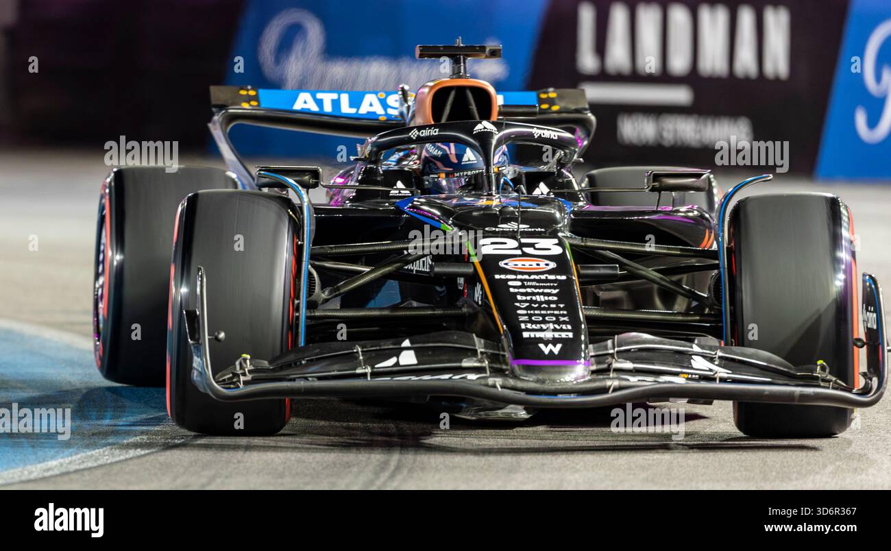 November 20 2025 Las Vegas NV, U.S.A. Williams driver Alex Albon (23 ...