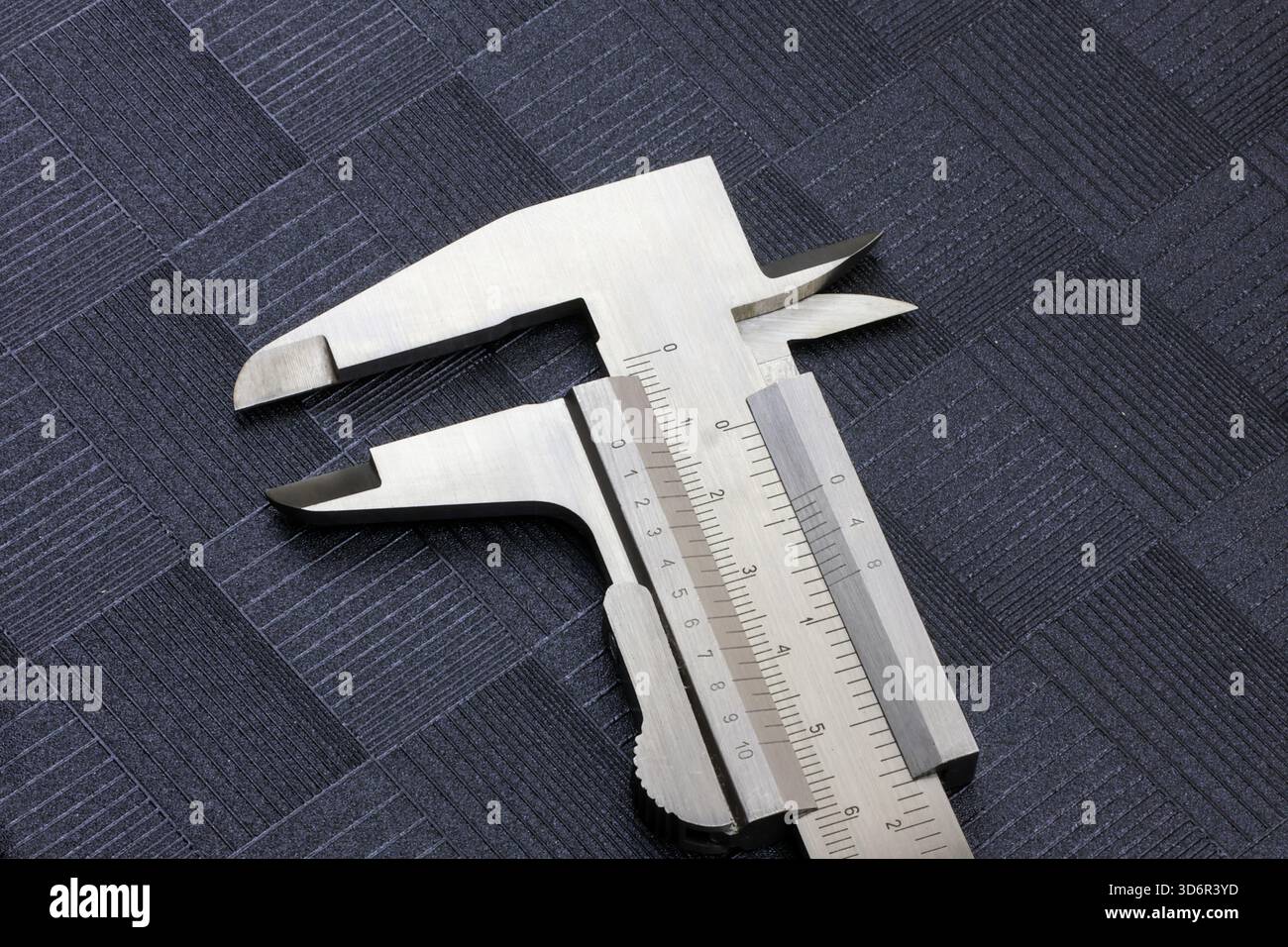 Caliper measuring device on display. Ready for work DIY machining ...