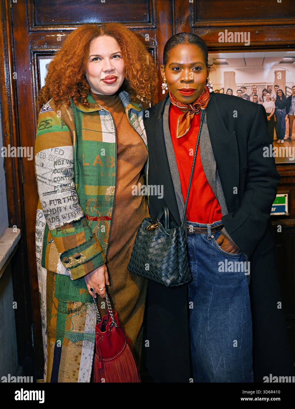 London, England, 21th November 2025: Zezi Ifore, Funmi Fetto at the ...