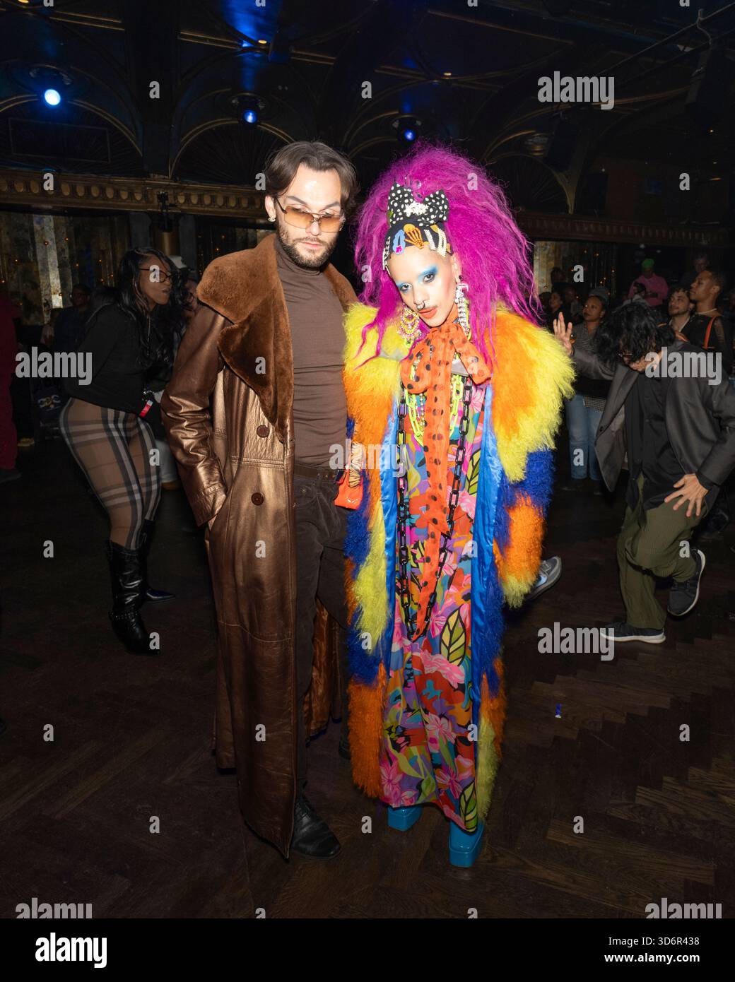 Ava Jean and Archie Goats attends Susanne Bartsch presents Crystal ...