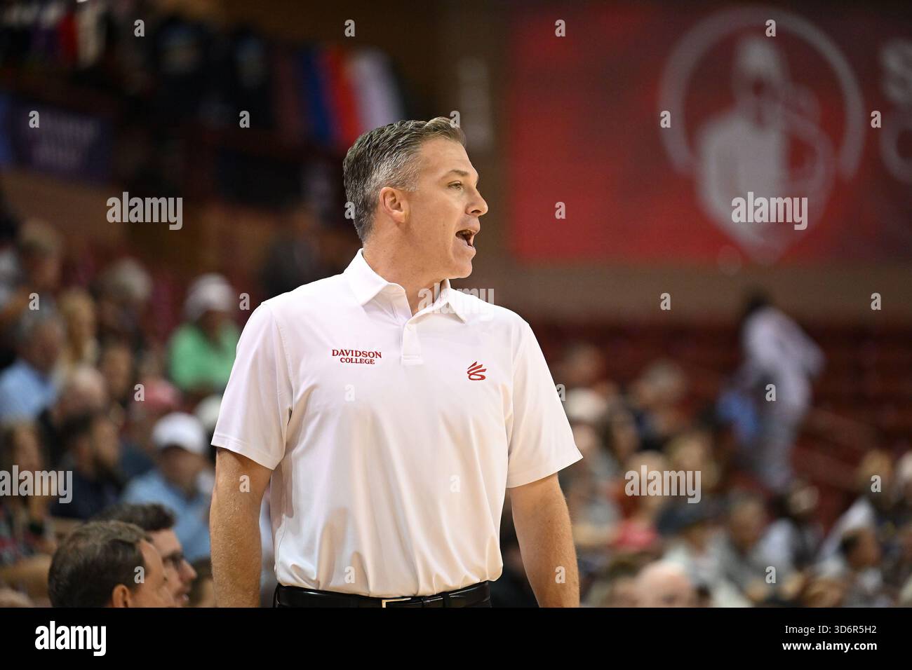 November 21, 2025; Head Coach Earl Grant of the Boston College Eagles ...
