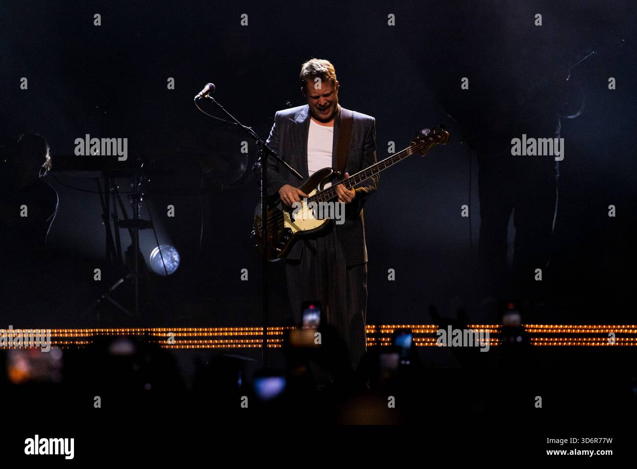 Ted Dwane of Mumford & Sons performs in concert at Unipol Forum in ...