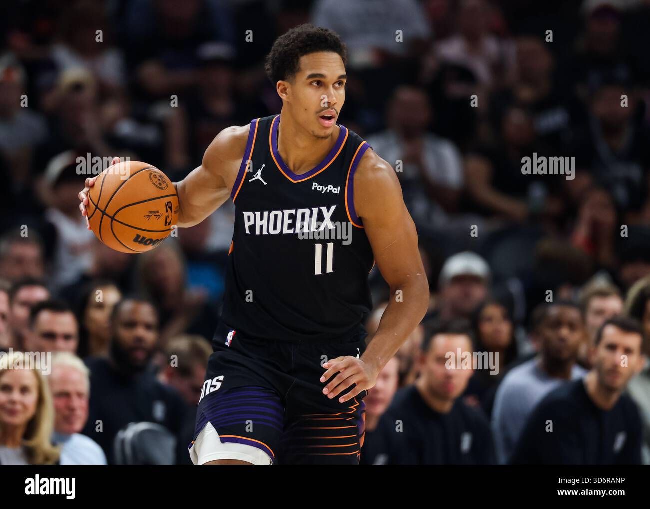 Phoenix Suns forward Oso Ighodaro (11) during the first half of an NBA ...