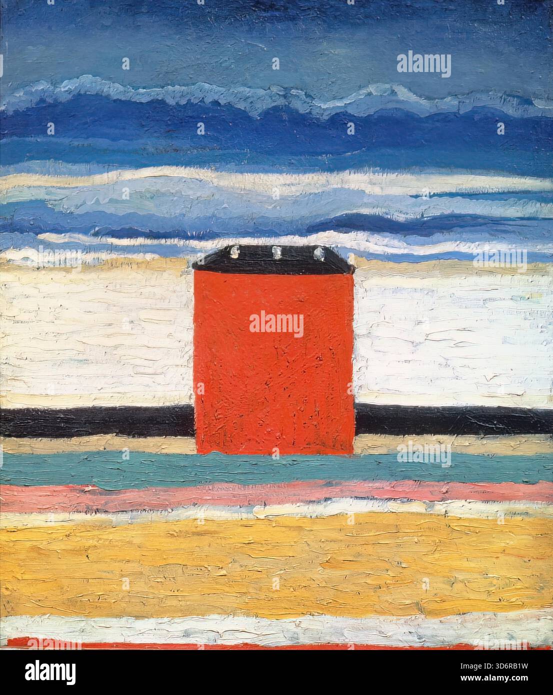 Red House, 1932 by Kazimir Severinovich Malevich Stock Vector Image ...