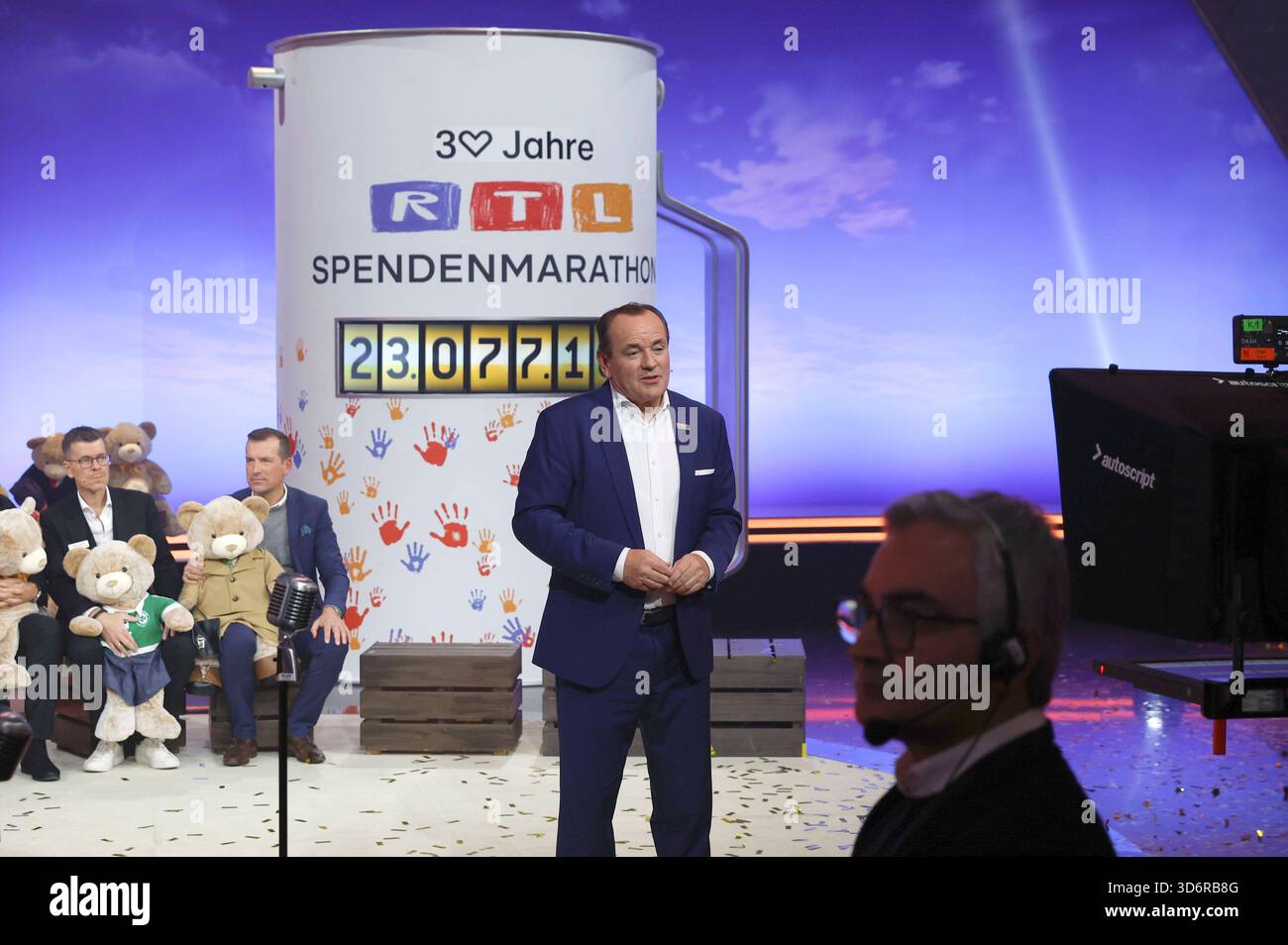 Wolfram Kons beim 30. RTL-Spendenmarathon 2025 im Studio 8 der EMG Studios. Hürth, 21.11.2025 ...