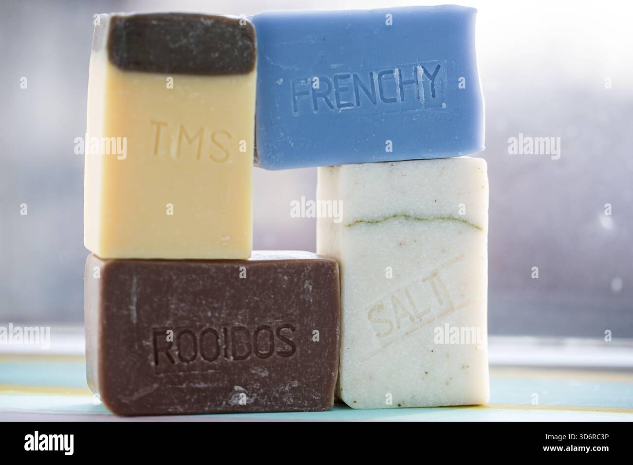 Natural homemade soap bars hi-res stock photography and images - Alamy