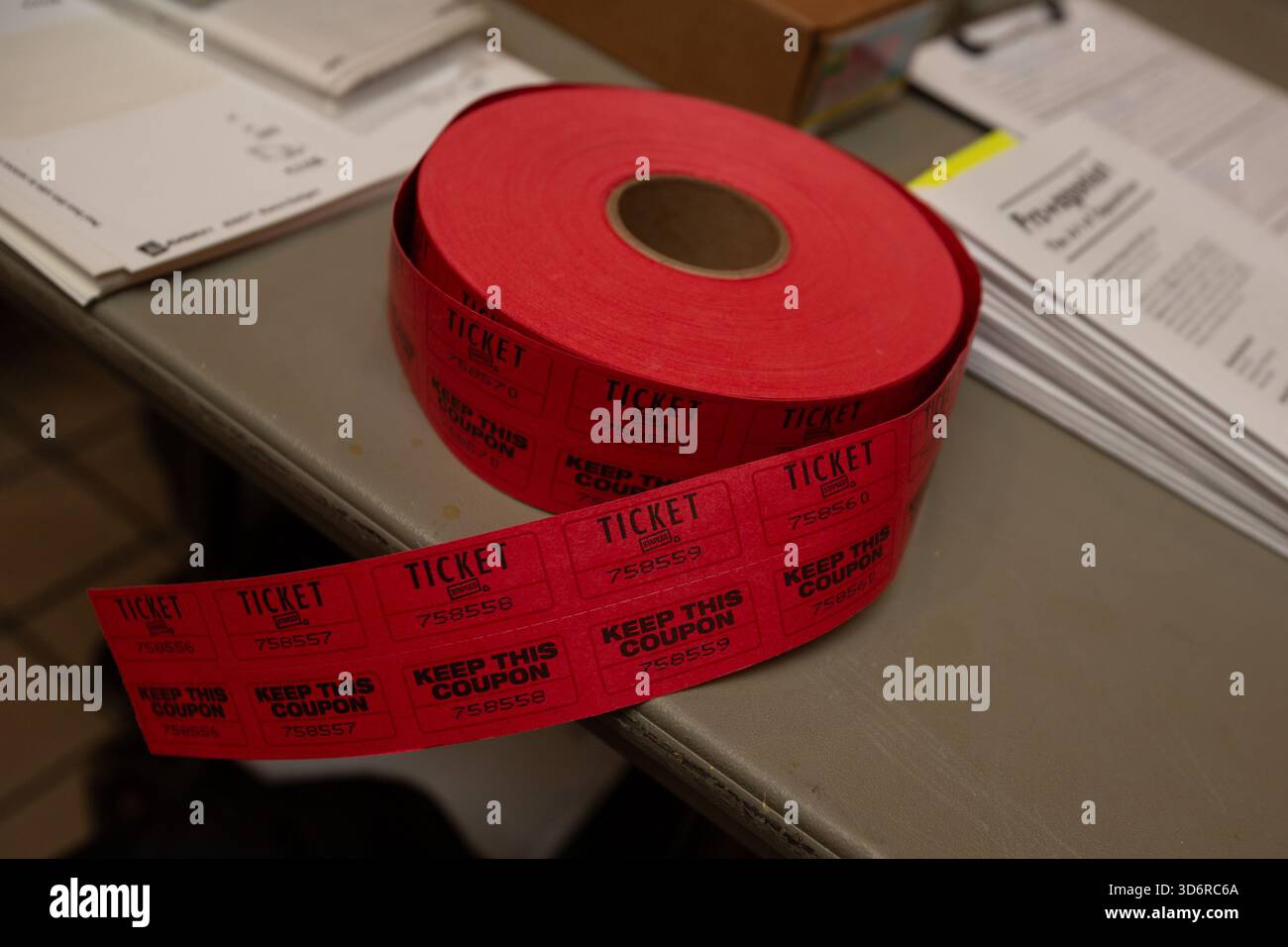 Ticket roll hi-res stock photography and images - Alamy