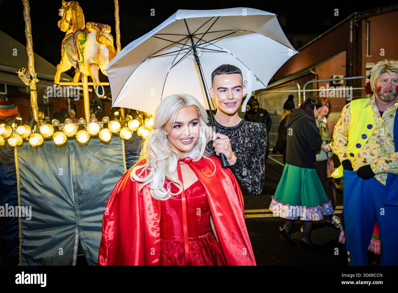 Derry, Northern Ireland. 21 November 2025. Performers, floats and ...