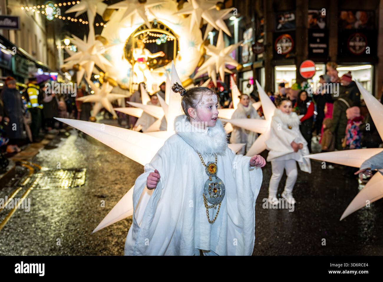 Derry, Northern Ireland. 21 November 2025. Performers, floats and ...