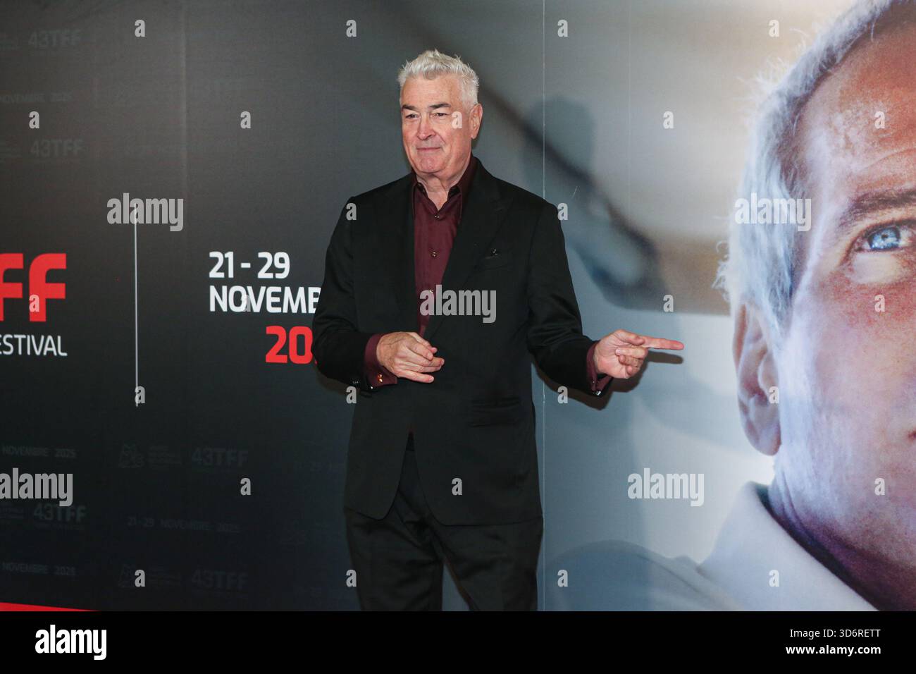 Daniel McVicar attends the red carpet of the opening ceremony of the 43rd Turin Film Festival at ...