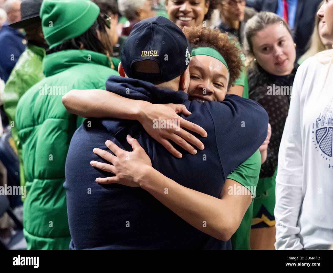 SOUTH BEND, IN - NOVEMBER 21: Notre Dame Fighting Irish guard Hannah ...