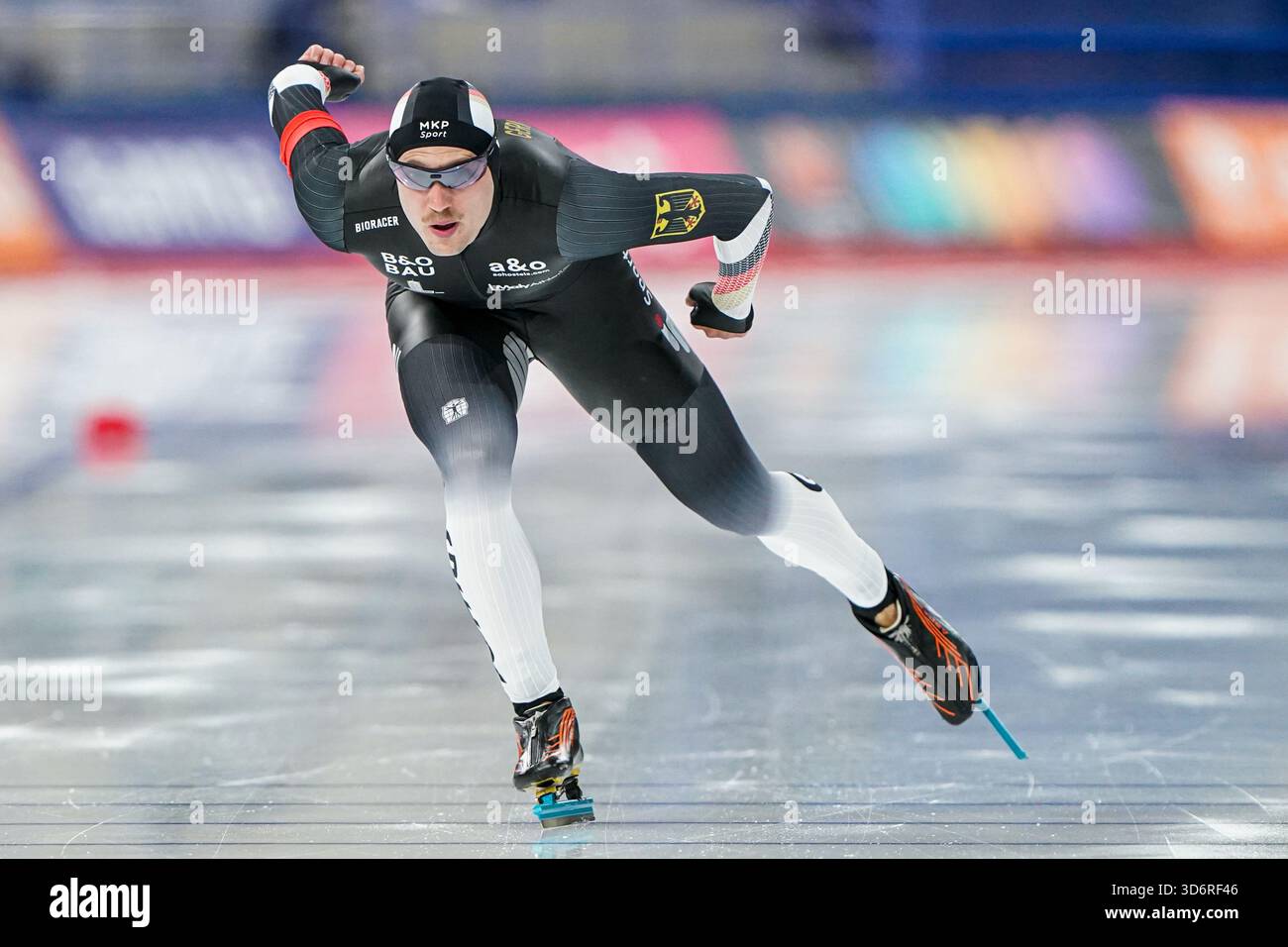 CALGARY, CANADA - NOVEMBER 21: Hendrik Dombek of Germany during the ISU ...