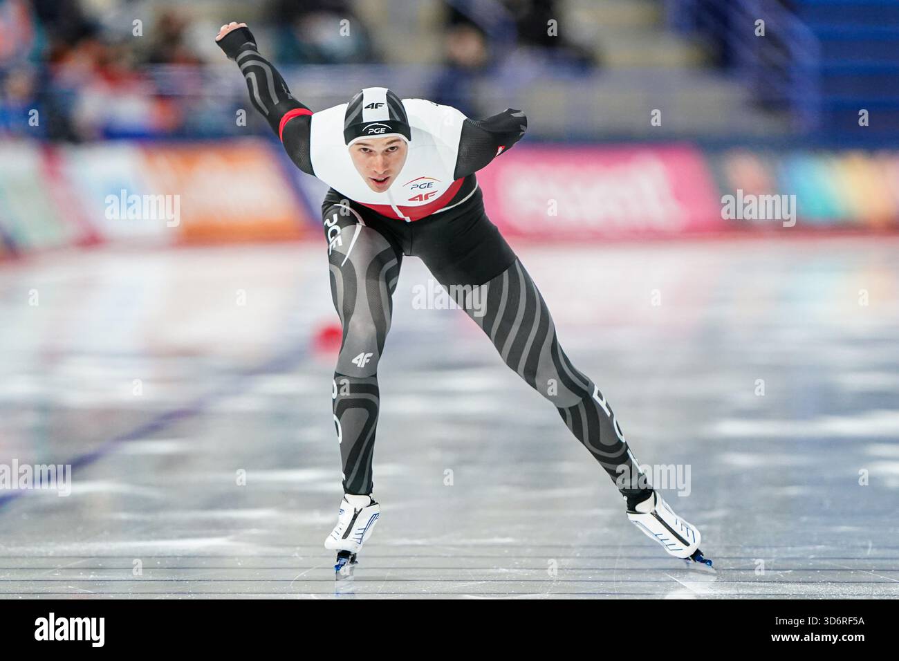CALGARY, CANADA - NOVEMBER 21: Marek Kania of Poland during the ISU ...