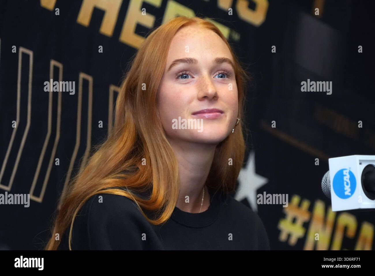 Jane Hedengren of BYU during the NCAA Cross Country Championships press ...