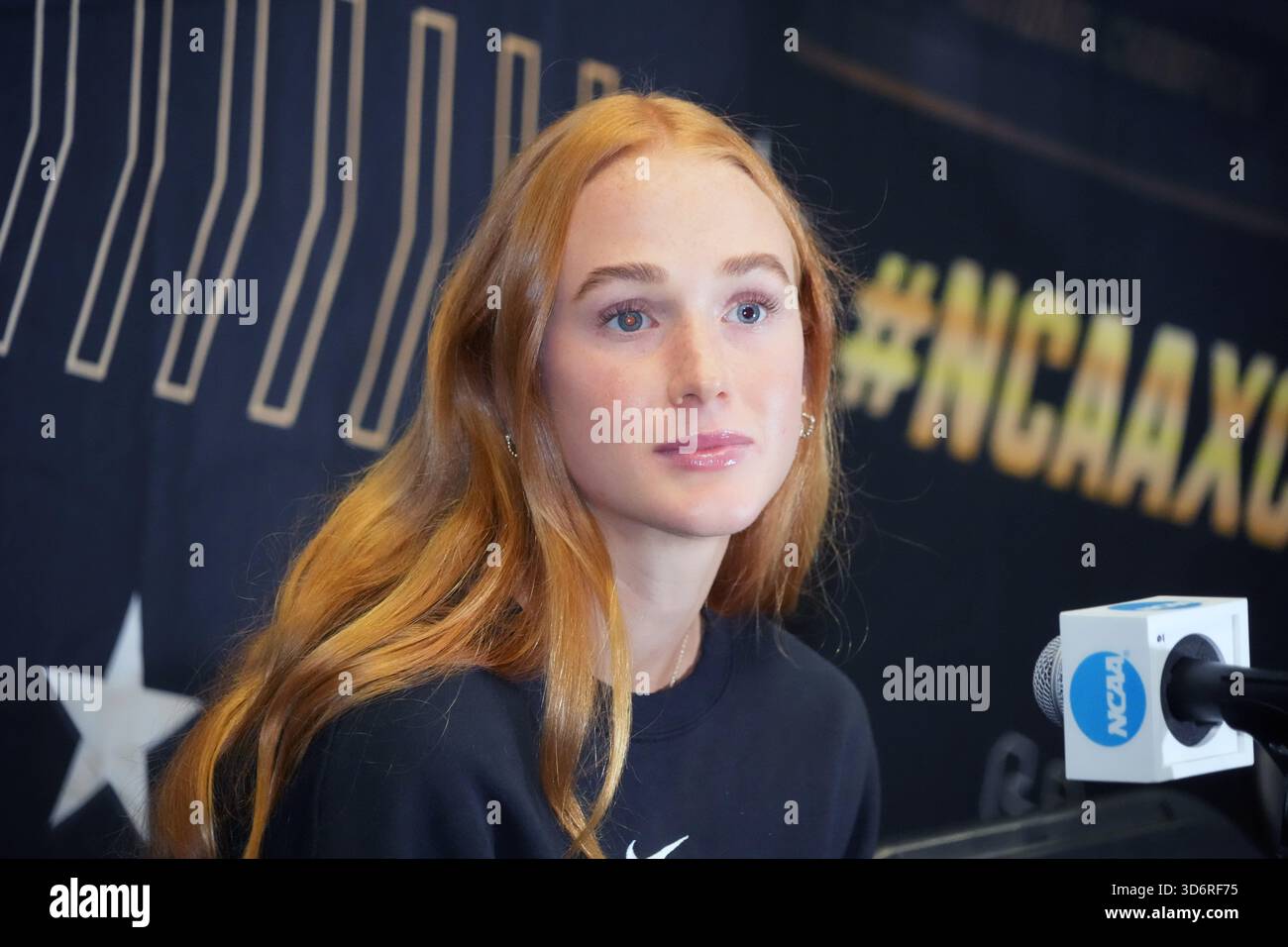 Jane Hedengren of BYU during the NCAA Cross Country Championships press ...