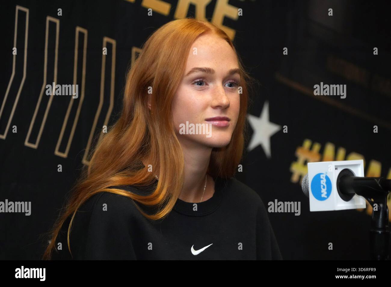 Jane Hedengren of BYU during the NCAA Cross Country Championships press ...