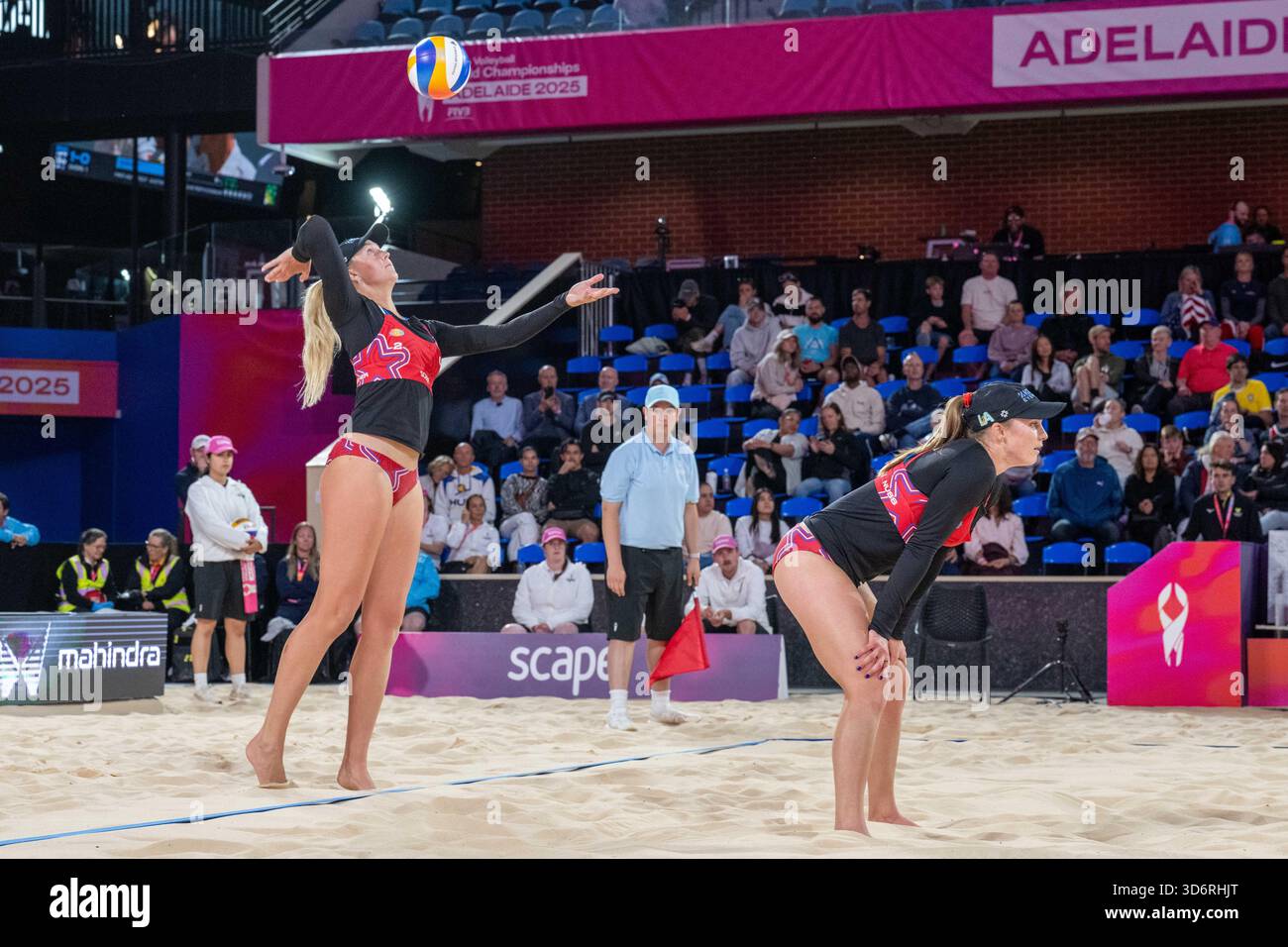 ADELAIDE, AUSTRALIA - NOVEMBER 21: Taryn Brasher (Player 2 - USA ...