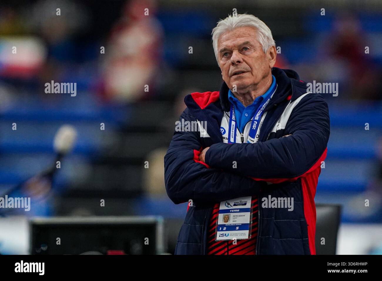 CALGARY, CANADA - NOVEMBER 21: coach Petr Novak of Czech Republic ...