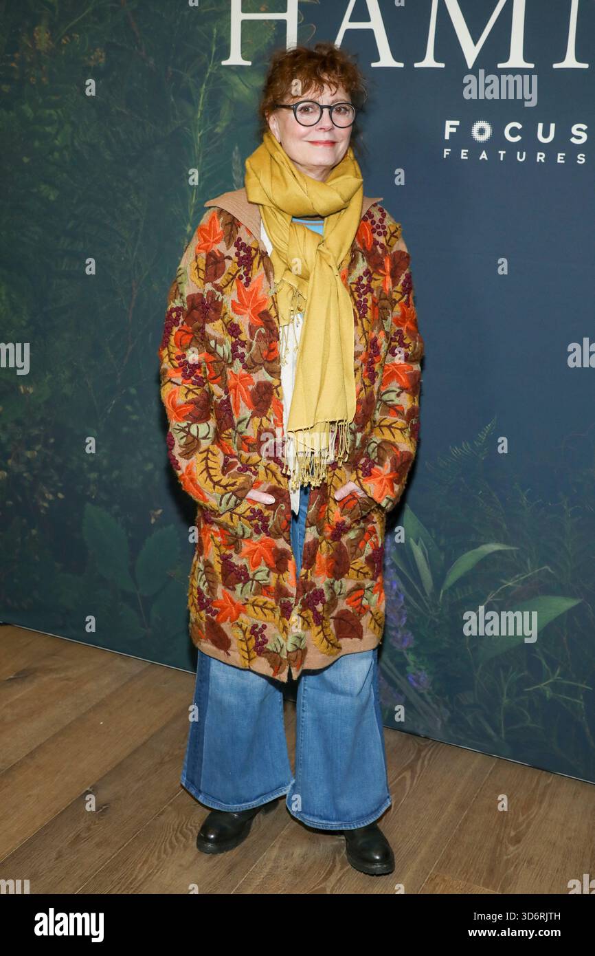 Actor Susan Sarandon attends the special screening of "Hamnet" at The ...
