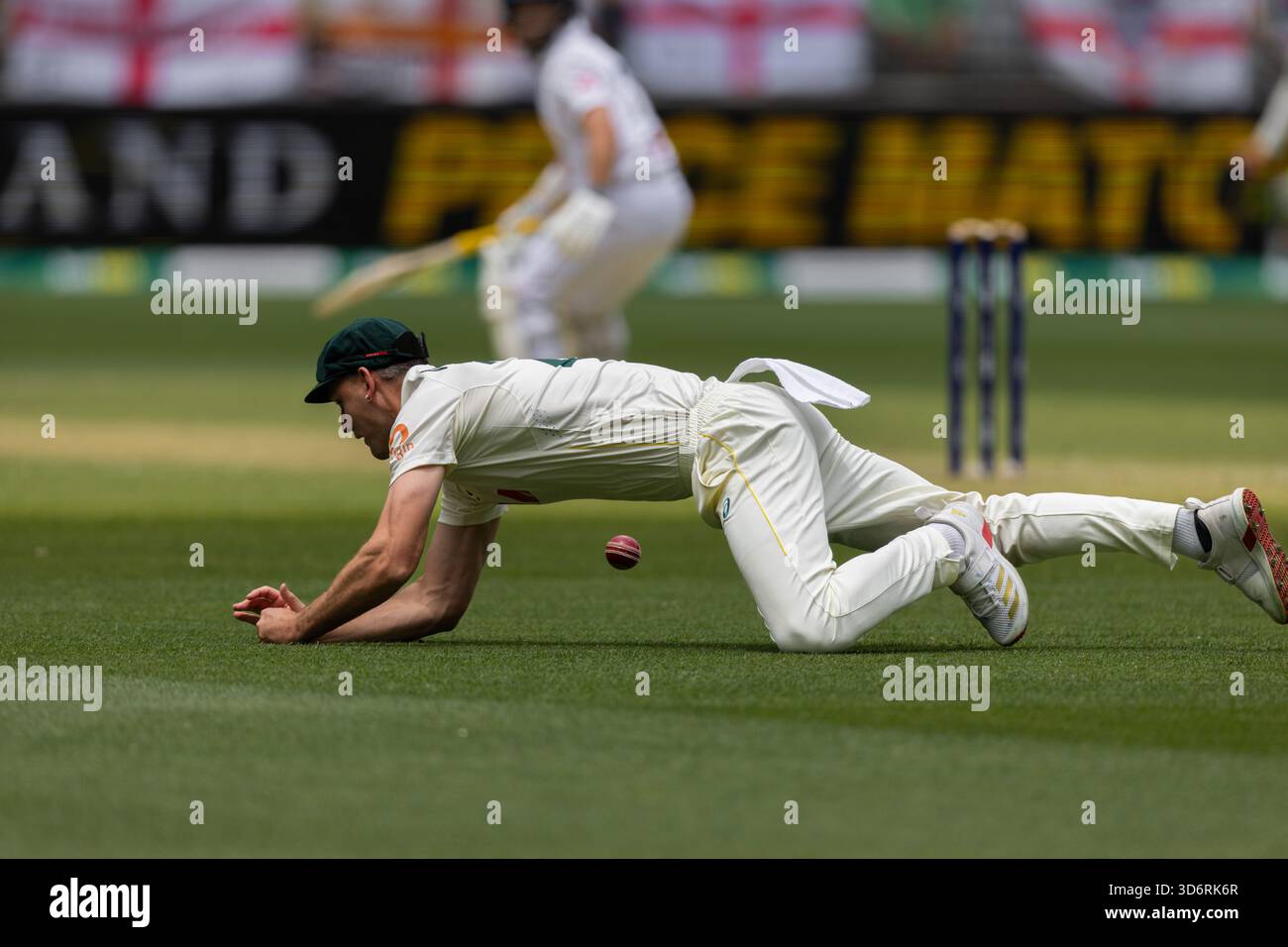 Beau Webster of Australia drops a catch during the NRMA Insurance Ashes ...