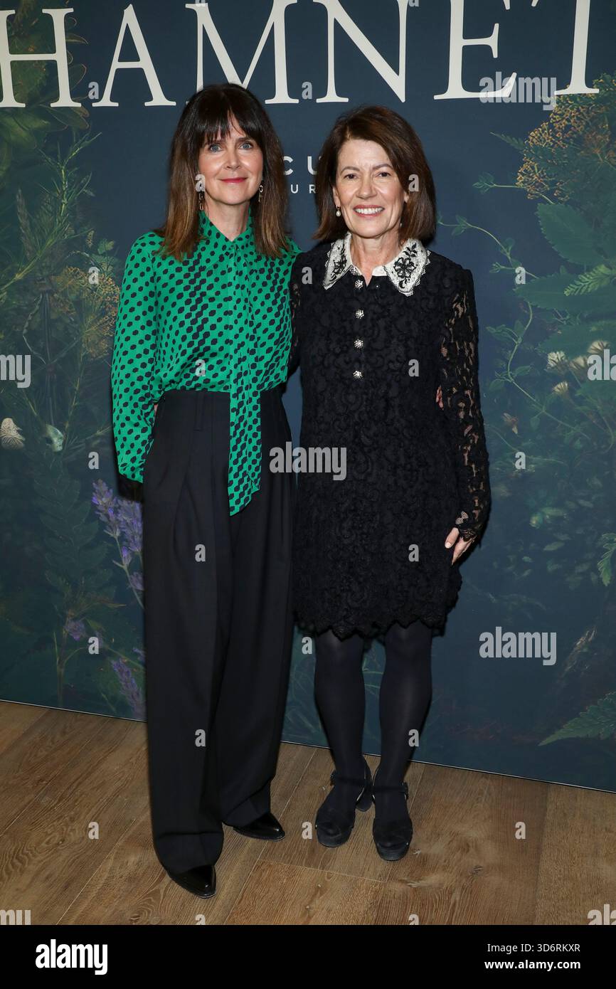 Producers Liza Marshall, left, and Pippa Harris attend the special ...