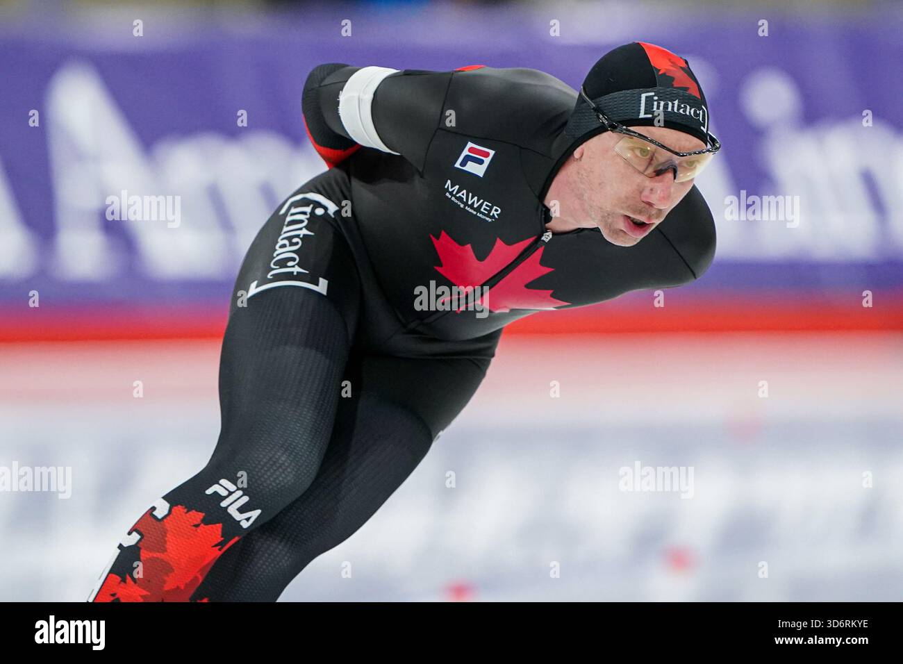 CALGARY, CANADA - NOVEMBER 21: Ted-Jan Bloemen of Canada during the ISU ...