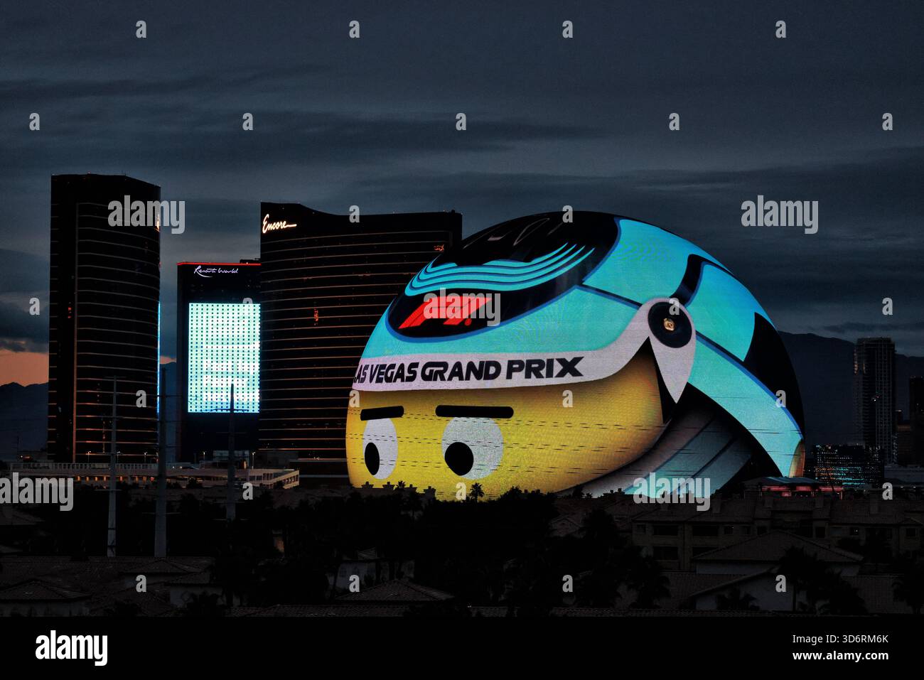 Circuit atmosphere - Las Vegas Sphere. 21.11.2025. Formula 1 World ...