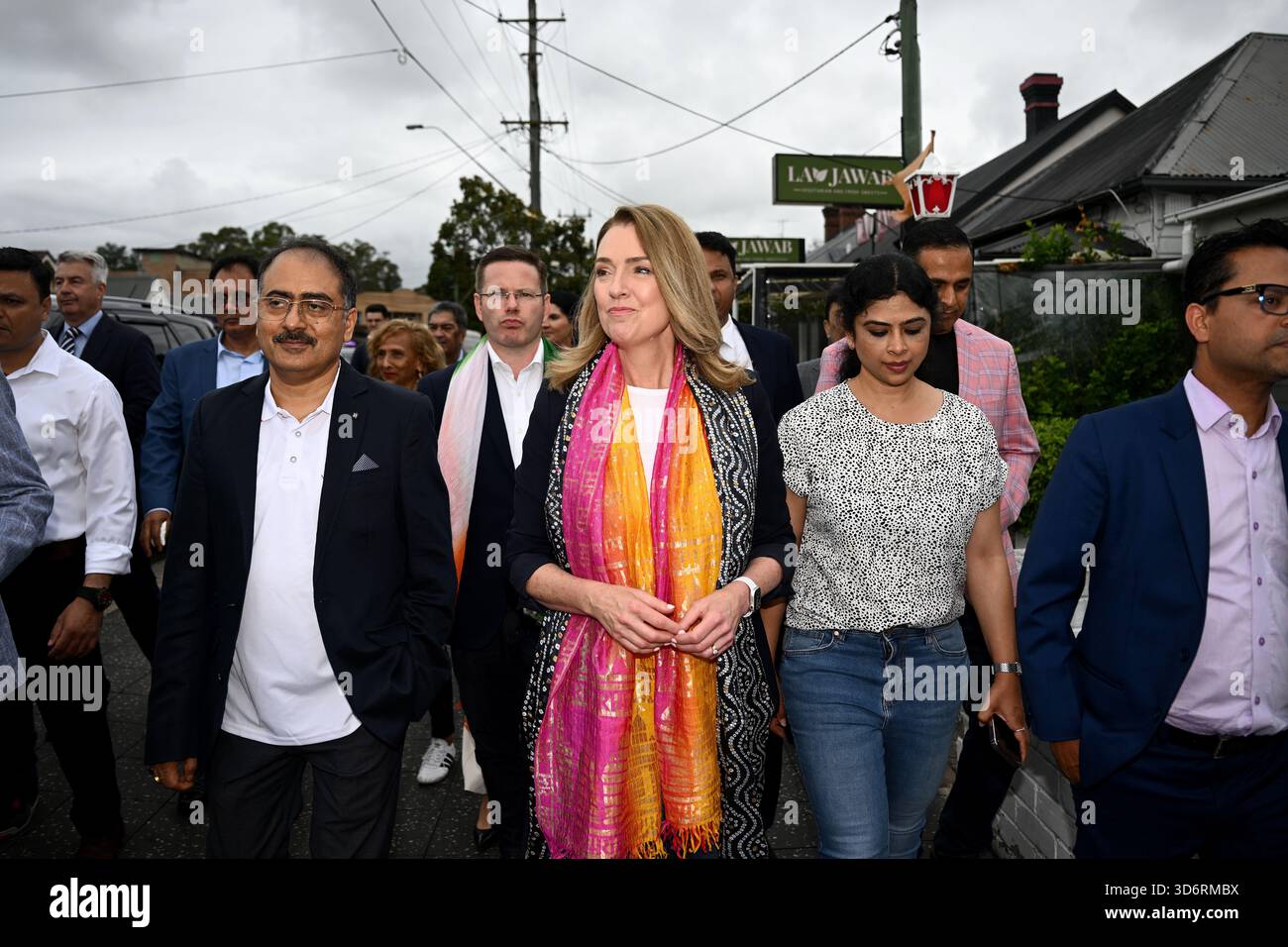 Newly appointed NSW Opposition Leader Kellie Sloane meets with business ...